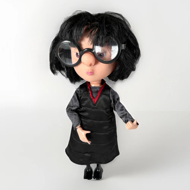 INCREDIBLES TALKING EDNA Mode Doll 13” Thinkway Toys Disney Pixar WORKS ...