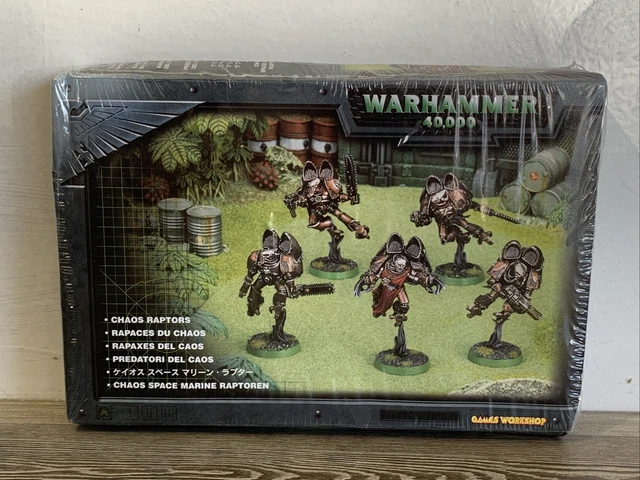 WARHAMMER 40K CHAOS Raptors Miniatures Box - New In Box Sealed (2002) £ ...
