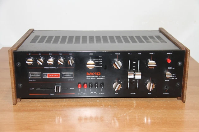 AMPLIFICATORE HI-FI GALACTRON MK 10 Professional Stereo Integrated Amplifier £777.25 - PicClick UK
