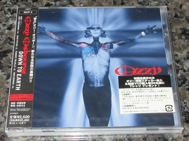 SEALED! PROMO! $0 ship! OZZY OSBOURNE Japan CD Down To Earth MORE ...