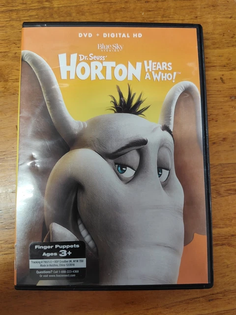 DR SEUSS' HORTON Hears A Who (DVD, 2008) EUR 3,23 - PicClick FR