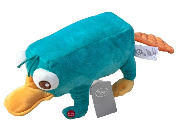 NEW OFFICIAL DISNEY Store Perry 30cm Phineas and Ferb Plush Soft Figure ...