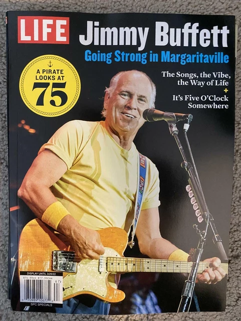 JIMMY BUFFETT TURNS 75 LIFE Special Edition MARGARITAVILLE It's Five O ...