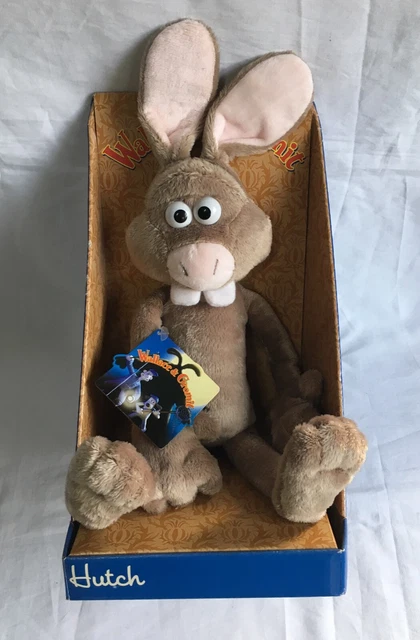 RARE WALLACE AND Gromit - Hutch soft toy - Curse of the Were Rabbit £ ...