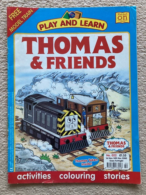 THOMAS & FRIENDS Play and Learn Magazine Issue 22 From 2000 With Poster ...