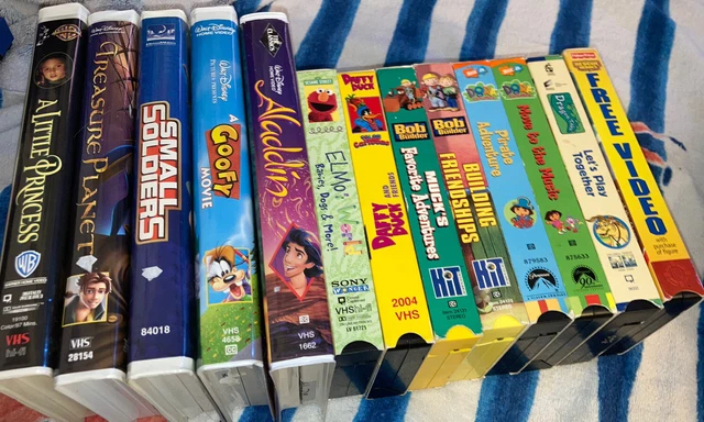 KIDS VHS LOT 20 - Disney Winnie The Pooh Barney VeggieTales Dr Seuss ...