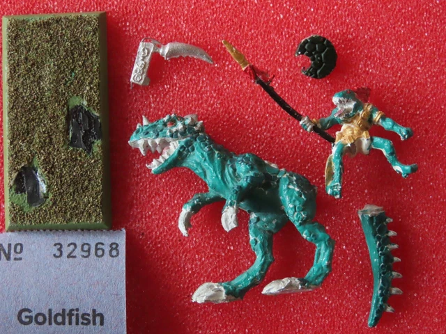 GAMES WORKSHOP WARHAMMER Lizardmen Tichi Huichi Raider Raiders Skink ...