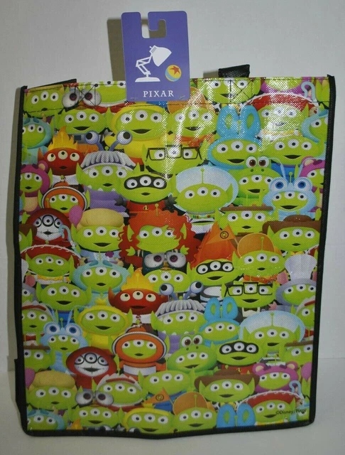 TOY STORY DISNEY Pixar Aliens character Reusable Tote Bag eco shopping ...