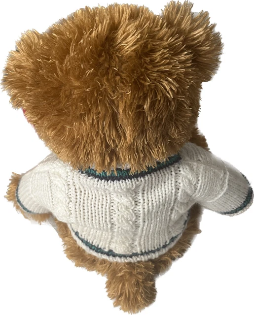 BEAR FACTORY 16& Hi-Pile Brown Teddy Bear in Handknitted Jumper by ...