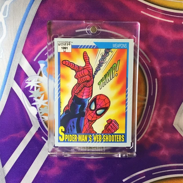 SPIDER-MAN WEB SHOOTERS - Vintage (Marvel Universe) Impel 1991 Officiel ...