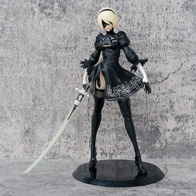 11'' NIER AUTOMATA 2B YoRHa No.2 Type B PVC Action Figure Anime Girl ...
