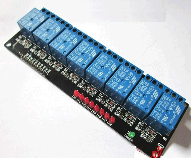 8 CHANNEL RELAY Module Interface Board DC 5V for PIC AVR MCU DSP NEW free ship $7.47 - PicClick CA