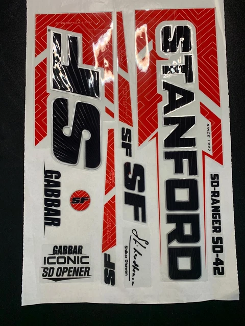 CRICKET BAT STICKER 3d Embossed (SF GABBAR ICONIC ) £8.99 - PicClick UK