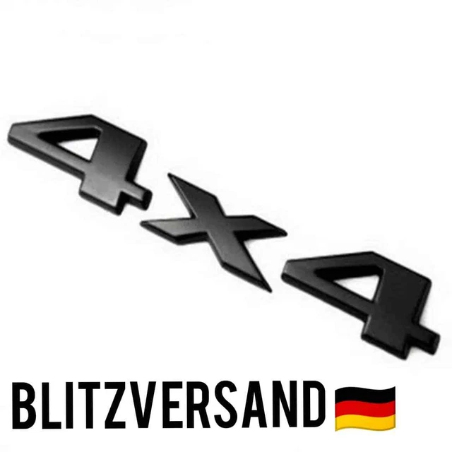 3D CHROM METALL 4x4 RC Auto Off-road Aufkleber Emblem Logo Schriftzug ...