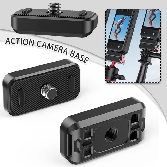 3-IN-1 QUICK RELEASE Adapter For Insta360 X4 with 1/4" AC&Screw Port $8 ...