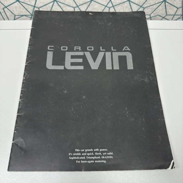 TOYOTA COROLLA LEVIN 1991 Brochure Japanese JDM AE101 $45.00 - PicClick AU