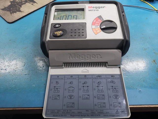 MEGGER MIT310 INSULATION Tester £79.80 - PicClick UK