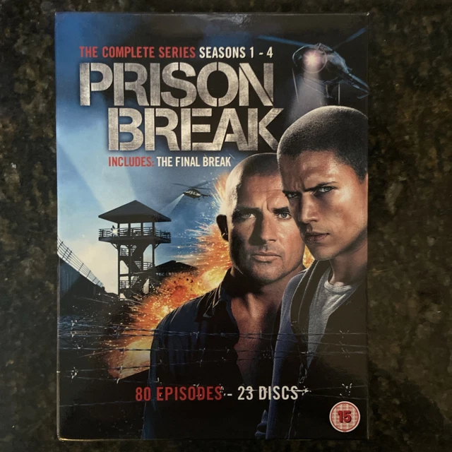 PRISON BREAK COMPLETE Series 1-4 Box-set (DVD, 2012) *Cardboard Outer ...