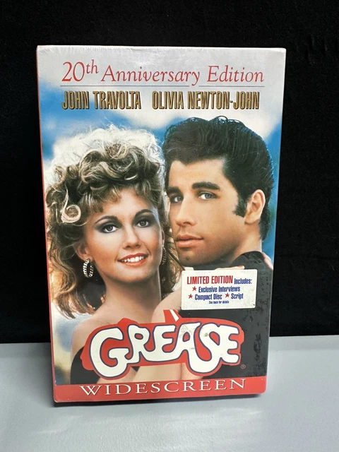 GREASE VHS 20TH Anniversary Edition Sealed 1998 With Booklet Collector ...