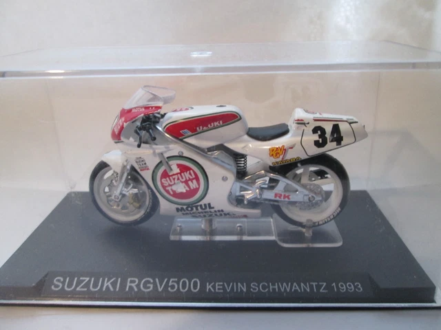 KEVIN SCHWANTZ SUZUKI Rgv500 1993 1-24 Scale Motorcycle Model EUR 14,13 ...