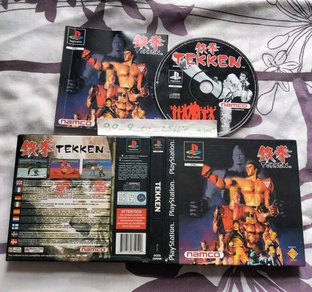 TEKKEN PS1 RARE COLLECTORS CARD BOX (COMPLETE) cardboard black label ...