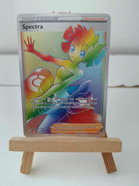 CARTE POKÉMON SPECTRA Rainbow 175/163 Full Art - EB05 Styles de Combat ...