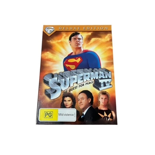 SUPERMAN IV THE Quest For Peace Deluxe Edition DVD Christopher Reeve ...