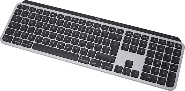 NEW SEALED LOGITECH MX Keys Wireless Keyboard for Mac, BT, Graphite, UK ...