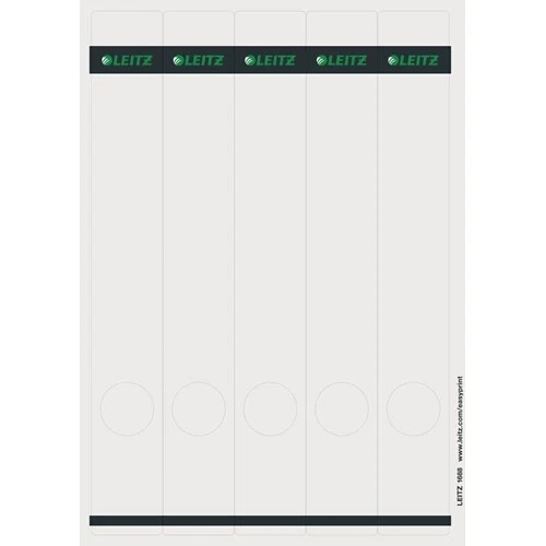 LEITZ PC PRINTABLE Spine Labels for standard lever arch files 16880085 ...
