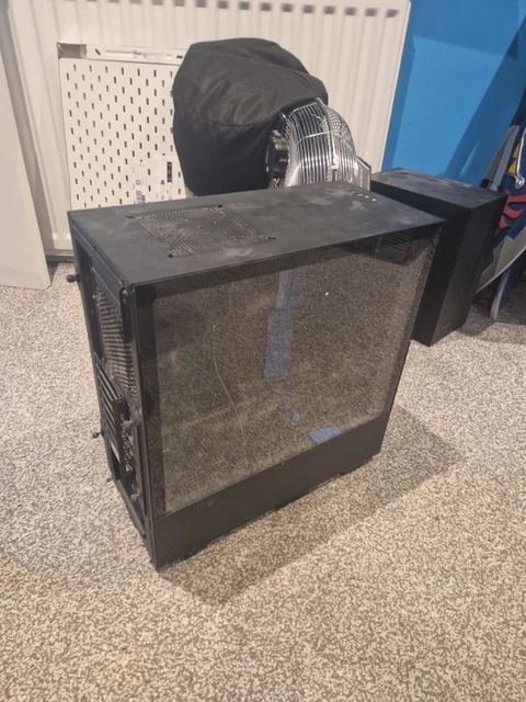 NZXT H510 COMPACT Mid-Tower Case with Tempered Glass USED MISSING PARTS ...