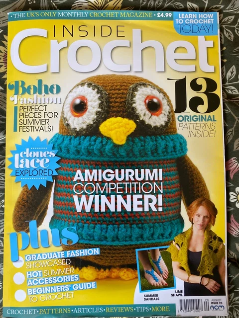 INSIDE CROCHET MAGAZINE Issue 20 £2.99 - PicClick UK