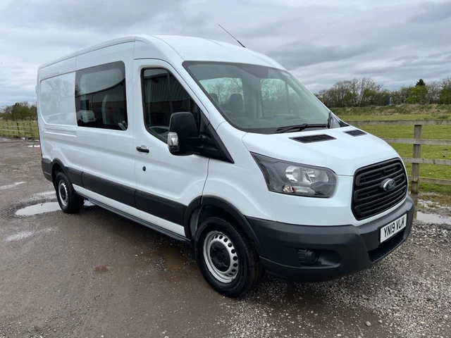 2019 19 FORD Transit 2.0 Tdci 350 Lwb L3H2 Mk8 Crew Van Medium Roof ...