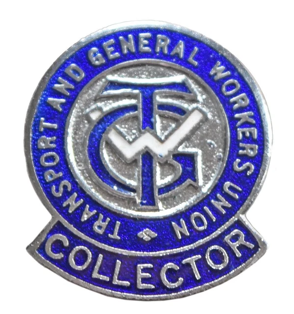 VINTAGE OLD THE Transport & General Workers Union 'Collector' Enamel ...