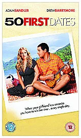 50 FIRST DATES VHS Adam Sandler, Drew Barrymore EUR 4,58 - PicClick FR