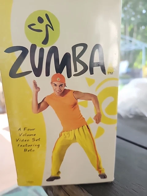 ZUMBA 4-TAPE VHS Set: Steps, Beginners, Advanced, Buns, Dance Exercise ...