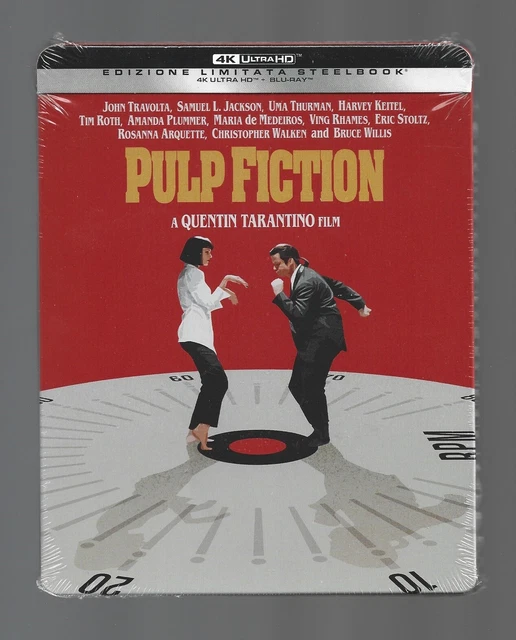 PULP FICTION - Edizione Limitata Steelbook 4K Ultra HD + Blu-Ray ...