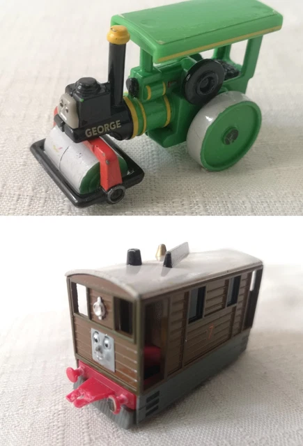 ERTL DIE-CAST THOMAS the Tank Engine George steamroller and Toby tram ...