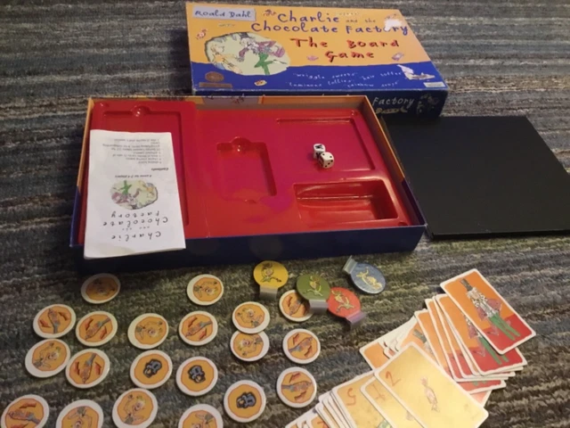 ROALD DAHL CHARLIE and the Chocolate Factory Board Game - 100% Complete ...