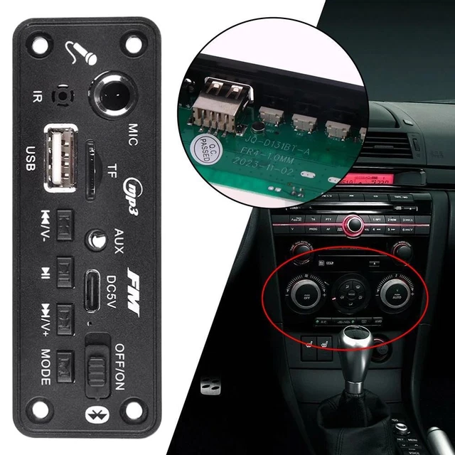BLUETOOTH MP3 DECODER Board TF USB Car Amplifier Audio Player/ O7D4 £6. ...