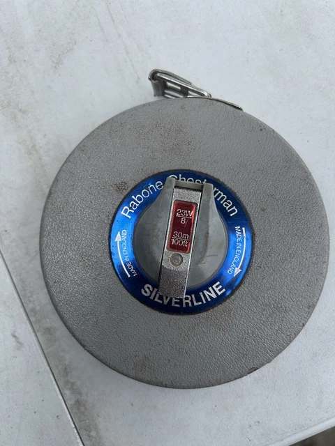 VINTAGE RABONE CHESTERMAN Silverline Tape Measure 70w 100ft £9.68 ...