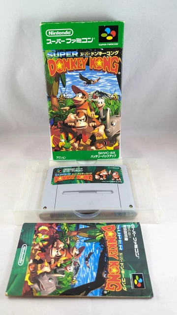 SUPER FAMICOM DONKEY Kong (game+box+instructions) Super Nintendo (JAPAN) EUR 29,99 - PicClick FR