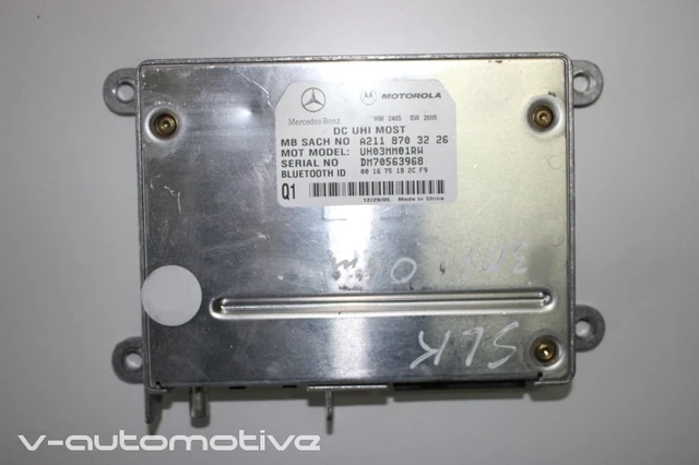 2006 MERCEDES R171 W171 W219 CLS Classe SLK / Bluetooth Contrôle Module ...