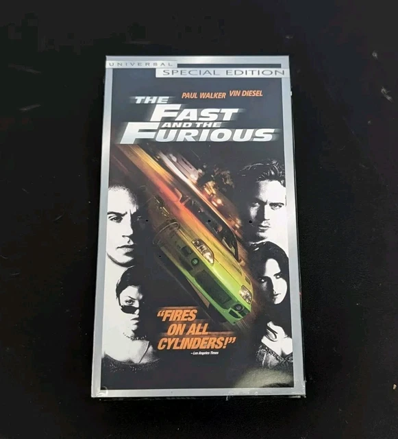 THE FAST AND the Furious (VHS, 2002, Special Edition) Factory Sealed £ ...