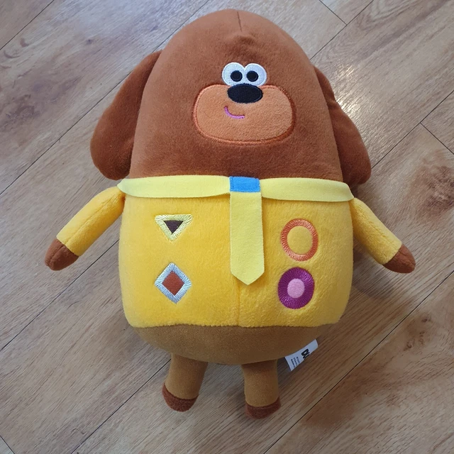 HEY DUGGEE DOG Soft Toy Plush Talking Noises Sounds Bbc Golden Bear ...