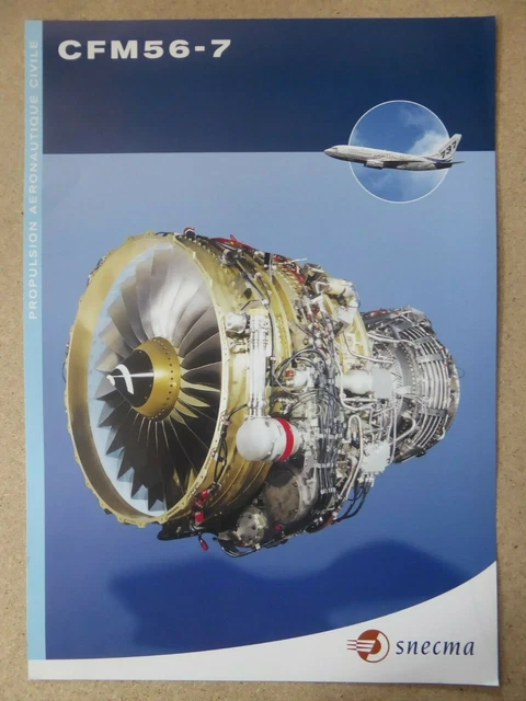 1999 DOCUMENT PUB Snecma Ge Cfmi Cfm56 Cfm56-7 Aircraft Engine Boeing 737 Ng EUR 10,00 - PicClick FR