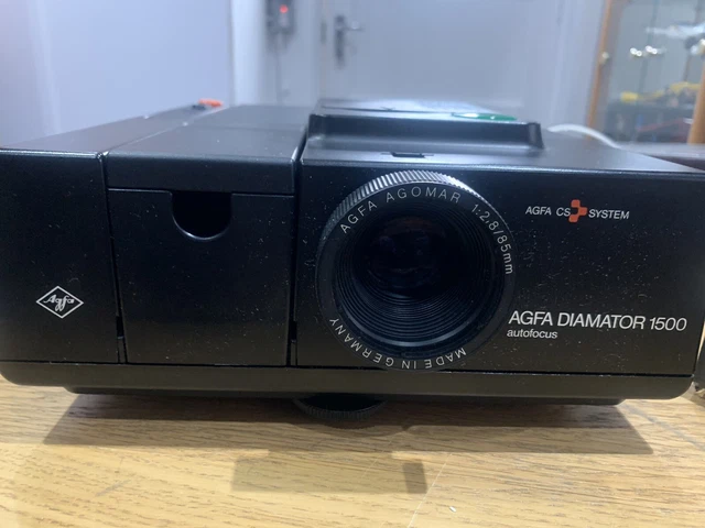 VINTAGE AGFA DIAMATOR 1500 Autofocus Slide Projector Cs System Boxed ...
