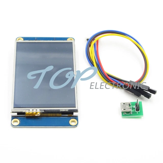 2.4& NEXTION HMI Smart USART Serial Touch Panel For Arduino Raspberry ...