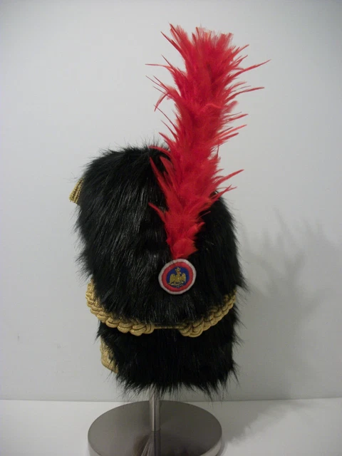 FRENCH NAPOLEONIC GRENADIER of the old guard officers bearskin cap $492 ...