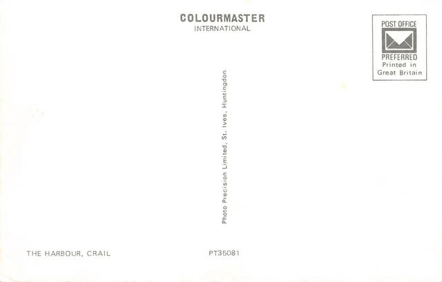 THE HARBOUR CRAIL Fife Colourmaster Postcard (C115) $14.80 - PicClick AU