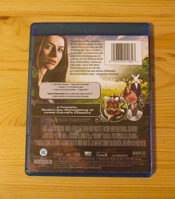 ALICE BLU-RAY TIM Curry Kathy Bates Rare OOP $59.99 - PicClick CA
